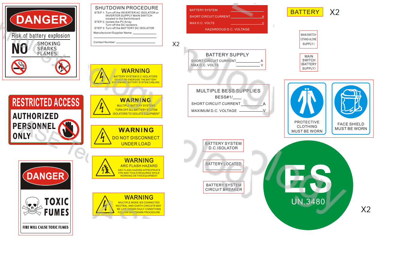 Label Kit - Renewable Energy Direct PTY LTD